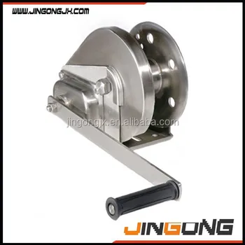 Stainless Steel Hand Crank Winch Manual Small Hand Winch With Auto-locking - Buy Hand Operated ...