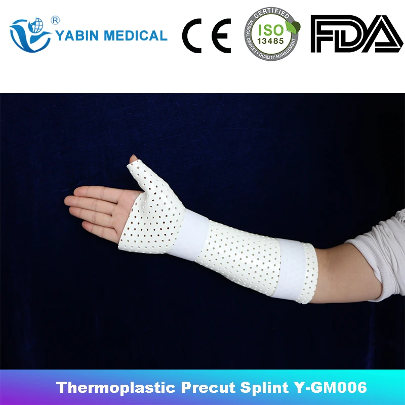 Ce Fda Certified Wrist Thumb Thermoplastic Waterproof Splint For ...