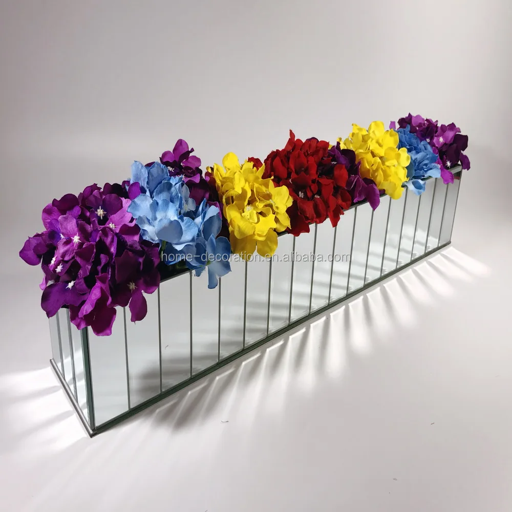 Factory Directly Rectangular Mirror Vase Table Decorations Online - Buy ...