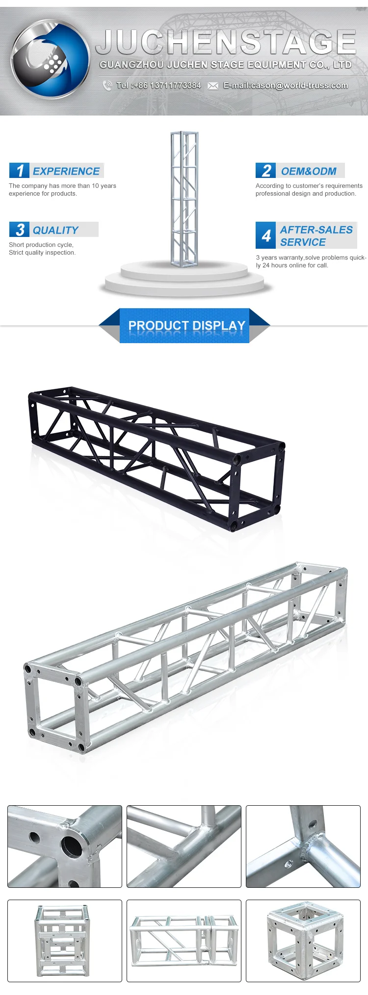 Factory Wholesale Quickly Assemble Plastic Stage Truss Cheap Portable ...
