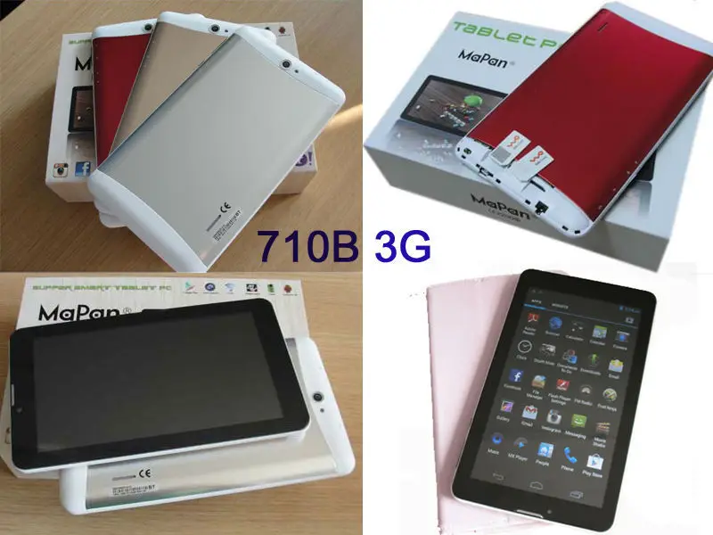 7 Polegada Android 4.4 Tablet Telefone 512 Mb 4 Gb Barato 3 G Tablet Pc ...