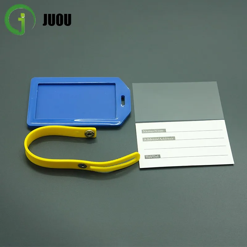 5000pcs High Quality Custom Luggage Tag Regular Style Pvc Travel ...