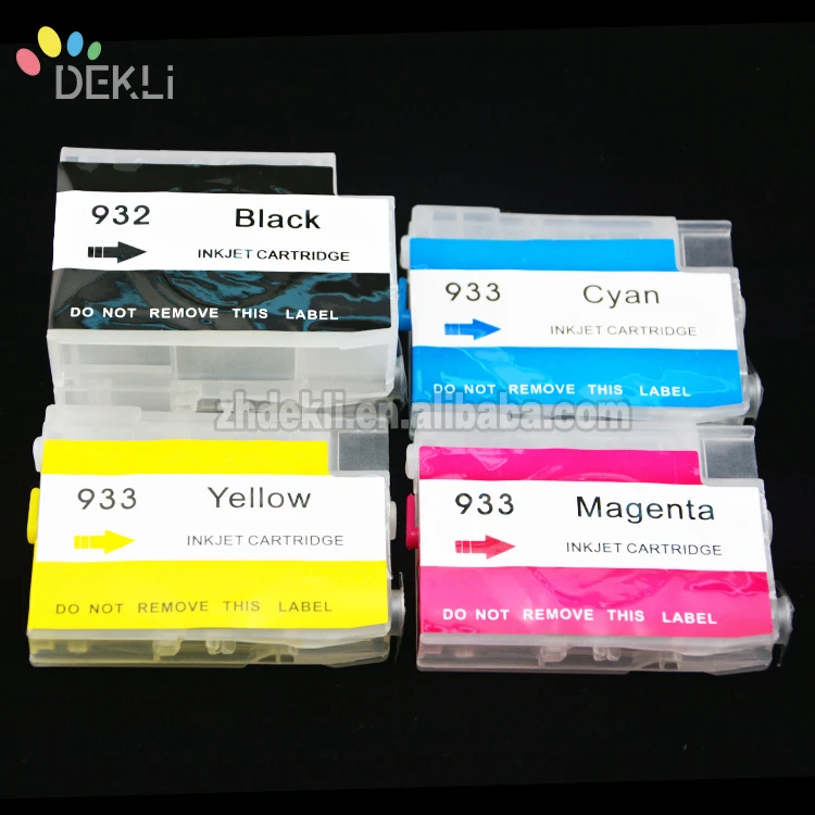 4 Color cartridge for HP officejet 7510 HP officejet 7512 Refill ink ...