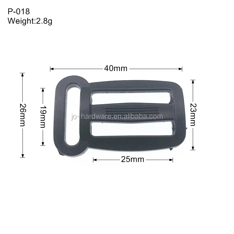 3-way Slider Tri-Glide Adjust Buckle for Backpack Accessories
