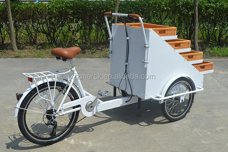 Electric 6 Speed Three Wheel Vending Retail City Cycle/ Cargo Bike ...