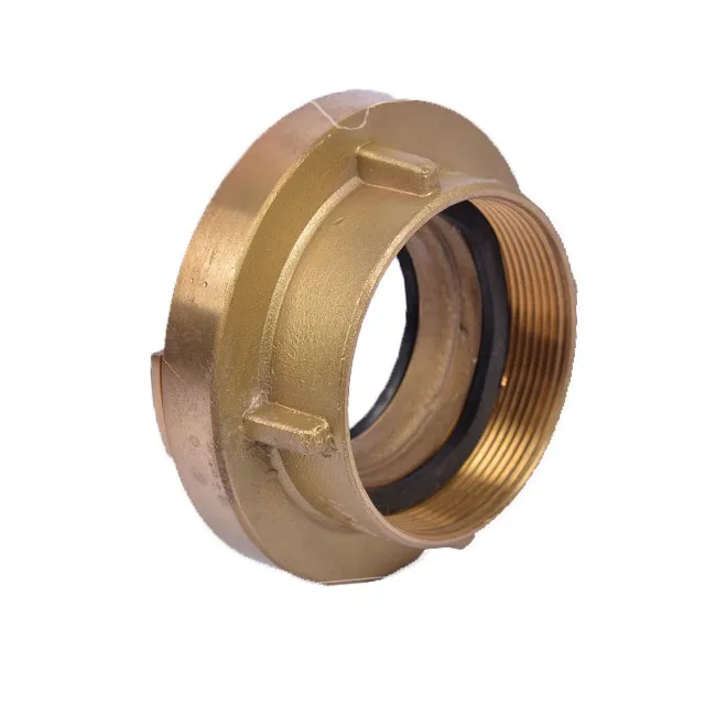 Brass Storz Hose Coupling Blank Cap with Chain - Fire Hydrant Cap