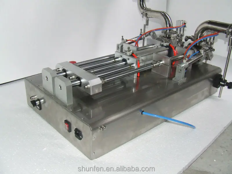 High Accuracy Double-hopper Pneumatic Cream Dosing Machine (2-12ml ...