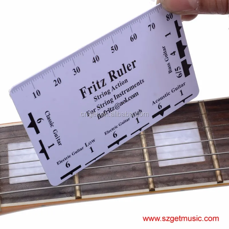 Guitar String Pitch Ruler Fritz Ruler For Acoustic Bass Electric 5pc ...