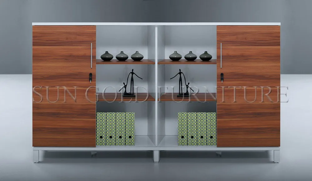 Book Almirah Design Wooden Storage Cabinet Document Cabinet Shelf (sz ...