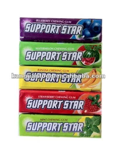 Super Star 5sticks Chewing Gum - Buy Chewing Gum,Banan Chewing Gum ...