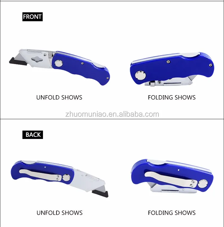 Oem Knife Set Multi Tool Utility Knife Folding With 5 Cutter Blades ...
