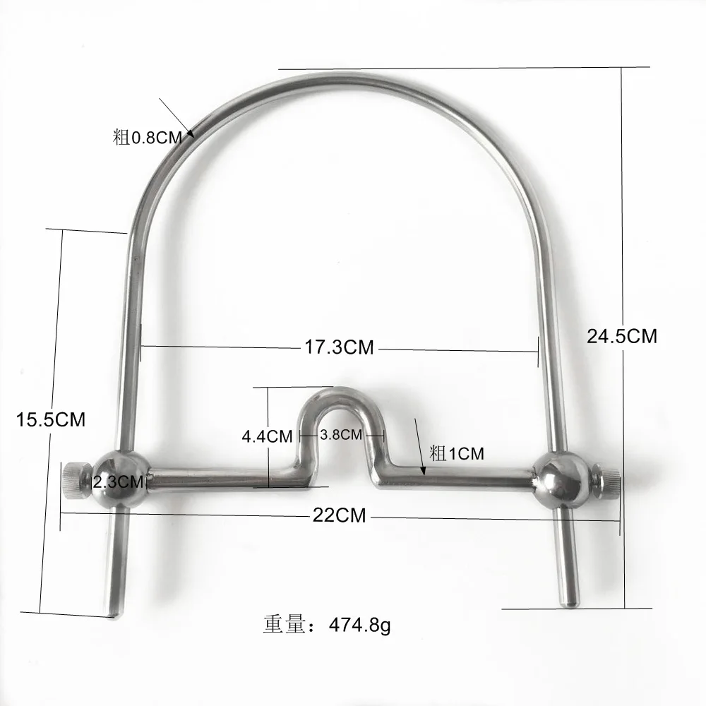 Edelstahl Ring Gag Sex Stützen Öffnen Mund Gag Zunge Schlegel Sex Slave Bdsm Bondage Erwachsene ...