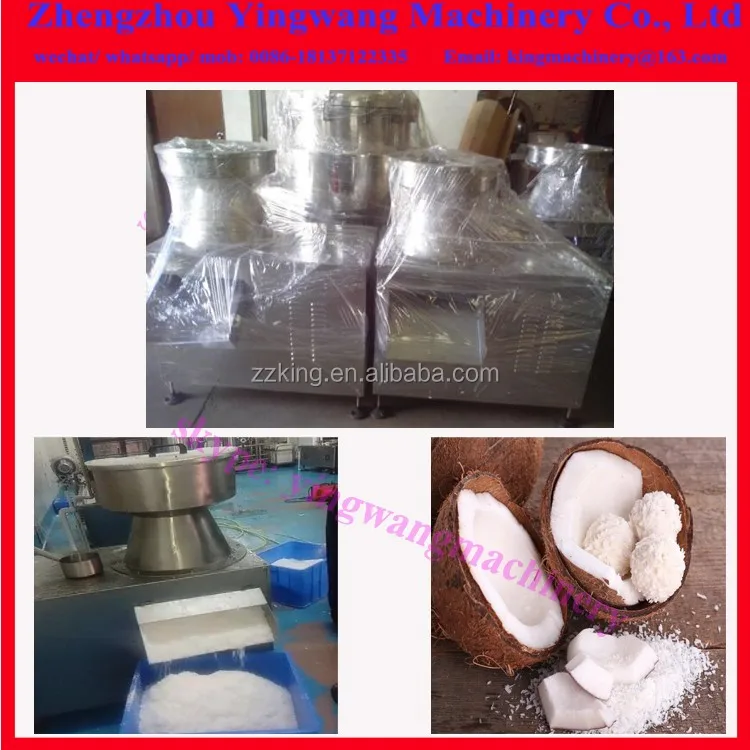 White Coconut Meat Shredder Machine / Desiccated Grated Coconut Copra ...