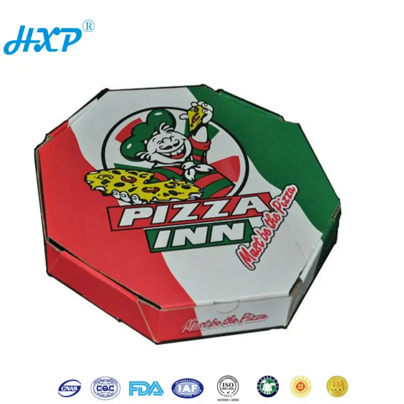 Popular 3-layer B-flute Flexo Custom Cheap Round Pizza Box For Export ...