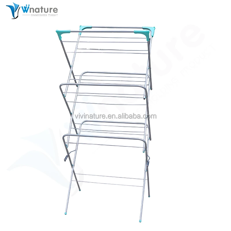 3 Tier Clothes Airer,Indoor And Outdoor Laundry Drying Rack,14 Meters ...