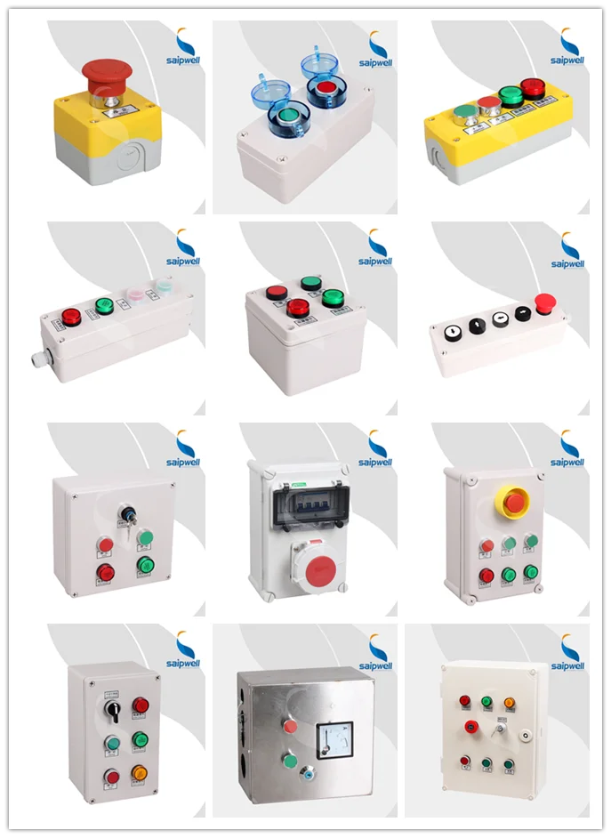 Emergency Stop Pushbutton Control/switch Box Ip65 Weatherproof ...