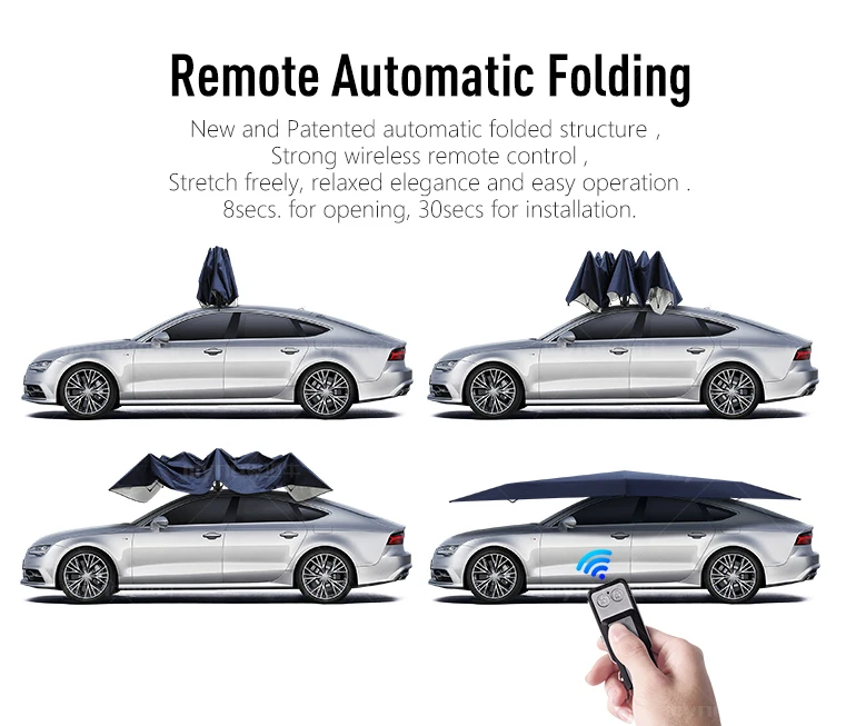 Car Electric Rear Remote Control Automatic Sun Shade
