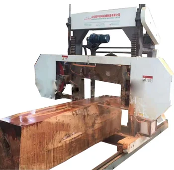 Timber Plank Cutting Saw Machine / Wood Band Saw Machine / Lumber Saw ...