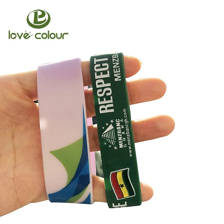 Custom Uv Color Changing Silicone Wristband Rubber Band Bracelet - Buy ...