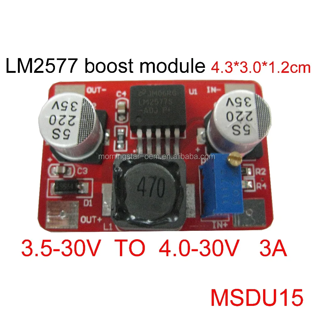 Lm2577 Dc Dc Step Up Boost Converter Module Output Voltage Adjustable ...