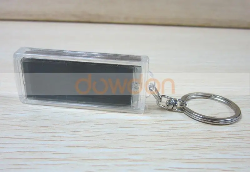 Flashing Lcd Solar Keychain With Personalized Logo - Buy Solar Keychain ...