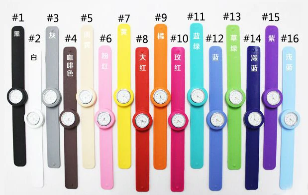 Women Fashion Slap Wrist Watch With Interchangeable Color Bendable ...
