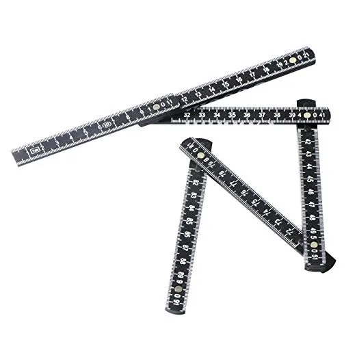 1m/2m Foldable Plastic Meter Ruler with Custom Logo