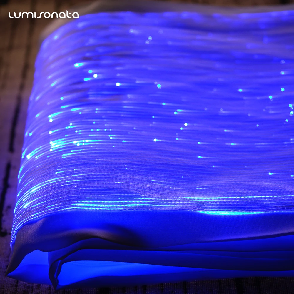 New Design Fashion Led Luminous Fabric How To Make Fiber Optic Durable ...