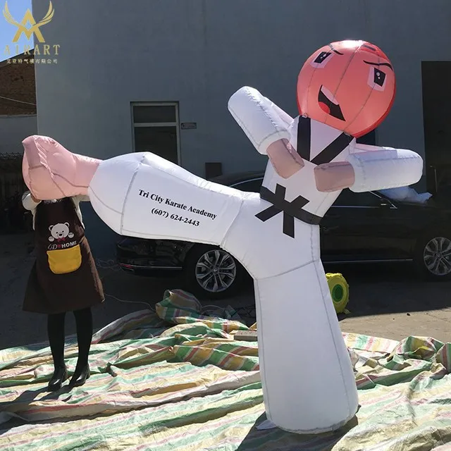 Custom Inflatable Karate Guy,Karate Boy Balloon,Advertising Inflatable ...