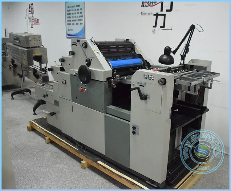 High Precision Double Coding Single Color Offset Printing Machine Price