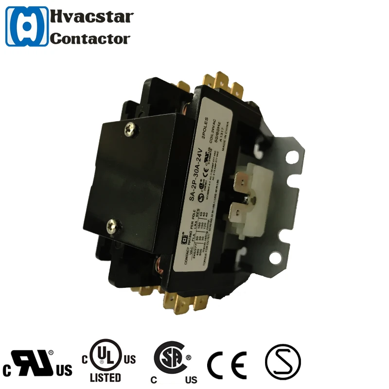 Ul Listed Single Pole Contactor Ac Magnetic Contactor Single Phase ...