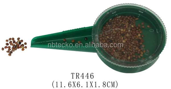 Plastic Hand Seed Sower 5 Adjustable Plant Seeder Garden Seeding ...