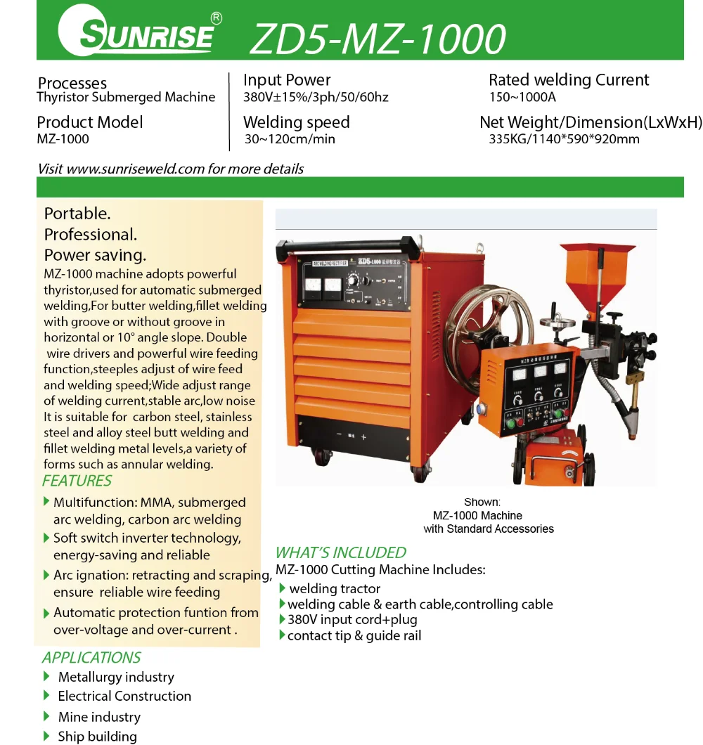Chinese Big Factory Direct Price Mz Welding Machines Zx5 Series ...