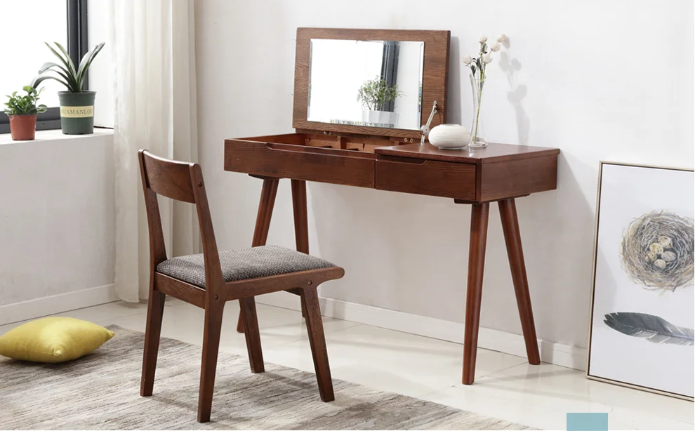 Hidden Mirror With Jewelry Storage Drawer Design Japanese Style Brief ...