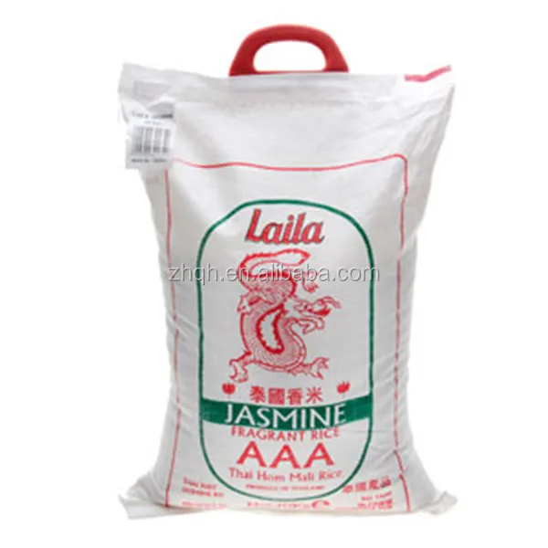 China 20kg 10kg 5kg Basmati Rice Bags Grain Bags With Gravure Printing ...