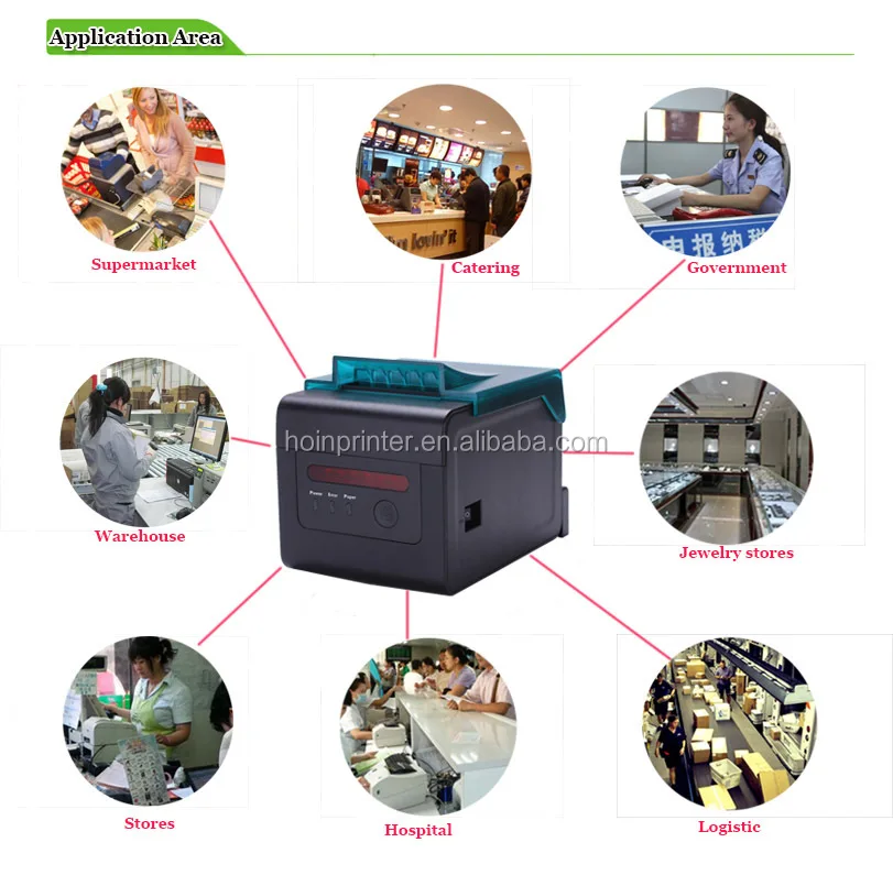 80mm POS Thermal Printer - Efficient Receipt Printing