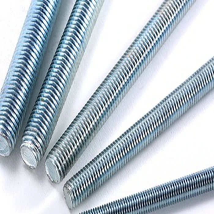 M5~m24 Din975 Galvanized Carbon Steel Threaded Rod Of 4.8 8.8 10.9 ...