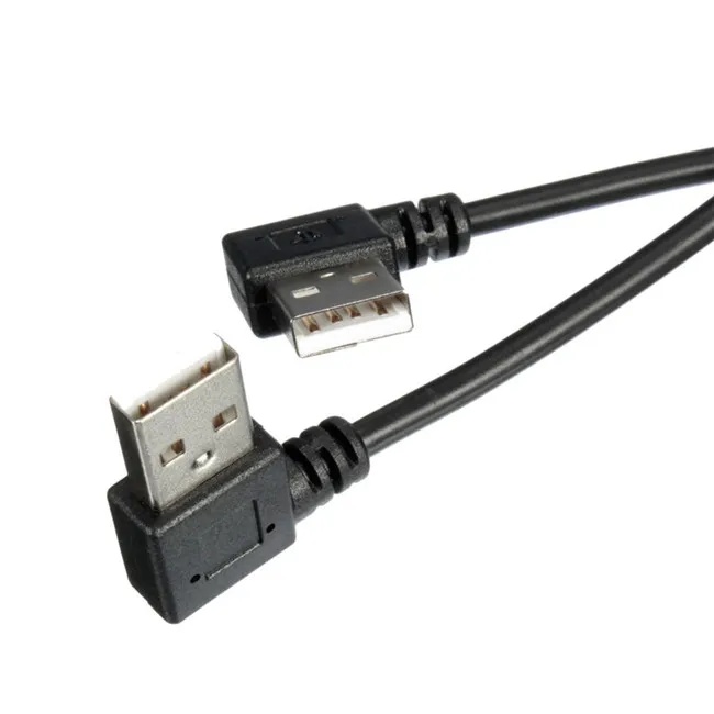 20cm Left/right Angled 90 Degree Usb 2.0 Type A Male To Female Usb ...