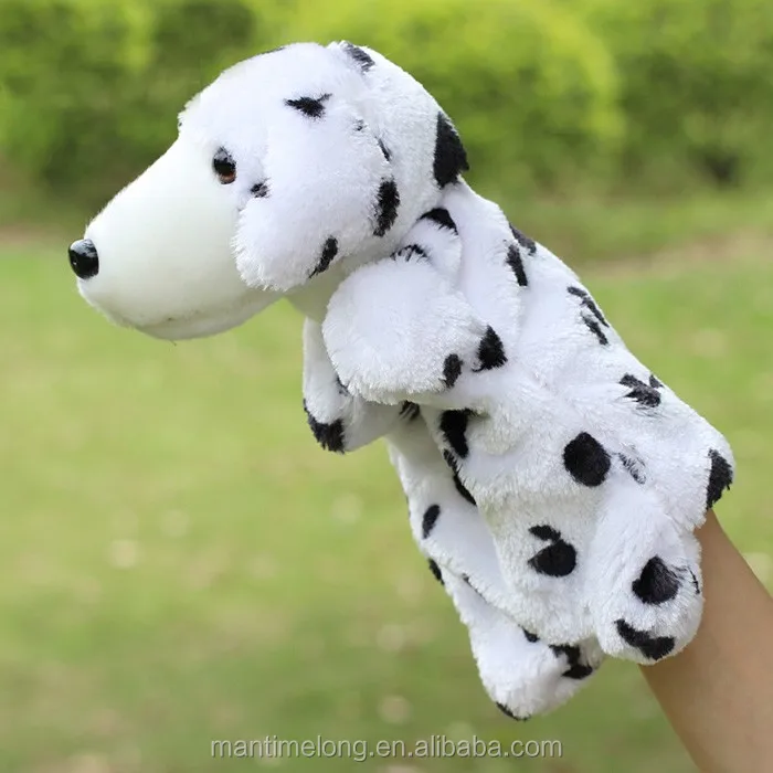 Kids Toy Dog Shape Puppet Hand Puppet Finger Puppet Sack Hand Dolls ...