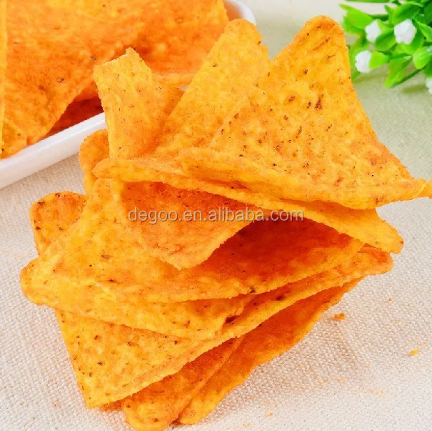 Extruded Crispy Fried Potato Chips/tortilla Chips Production Line - Buy ...