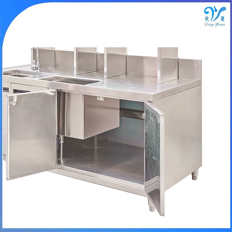 Stainless Steel Bubble Tea Counter - Durable & Versatile