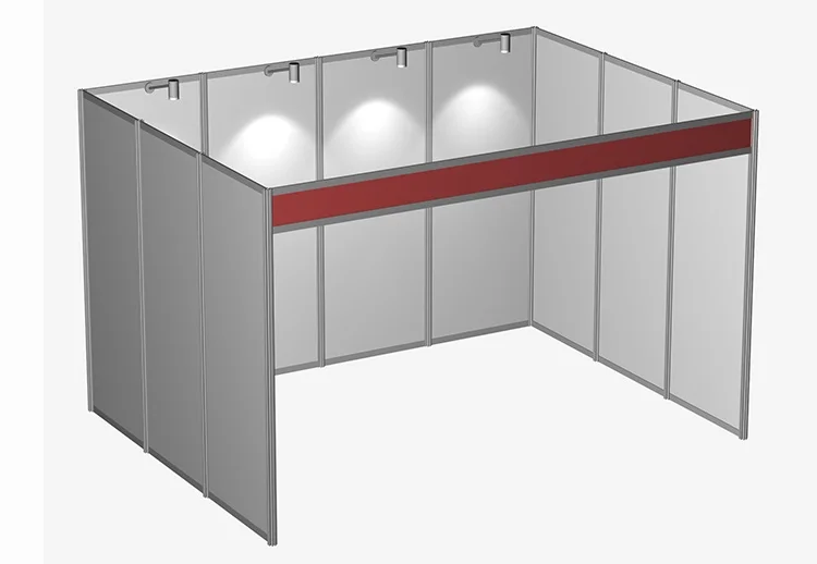 Hard Wall Aluminum Shell Scheme Booth 4x12 for Sale