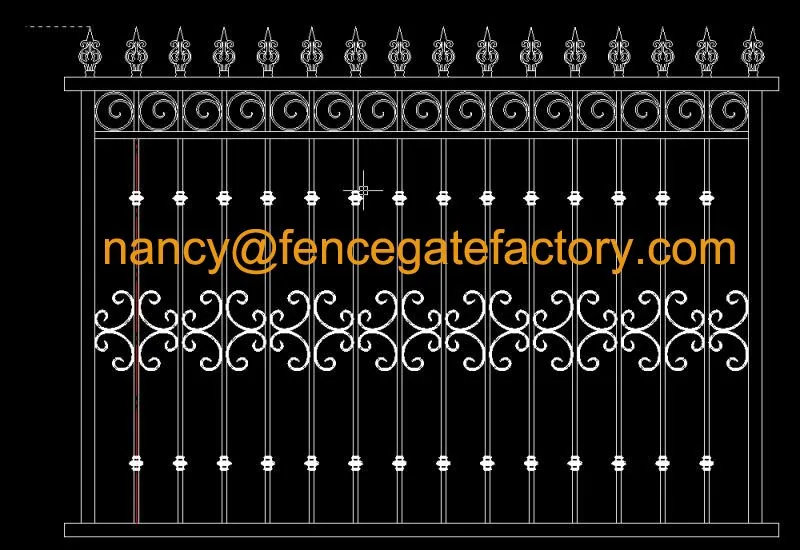 Ornamental Steel Grills Fence Design - Eco Friendly & Durable