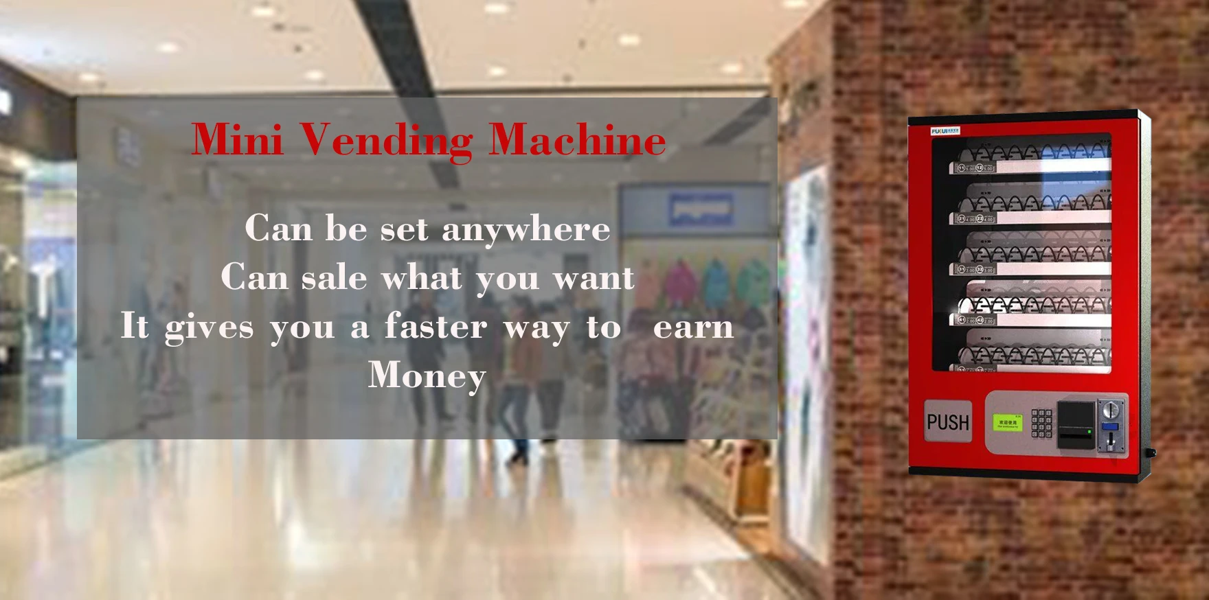 Malaysia Mini Outdoor Small Snack Vending Machine for Drink