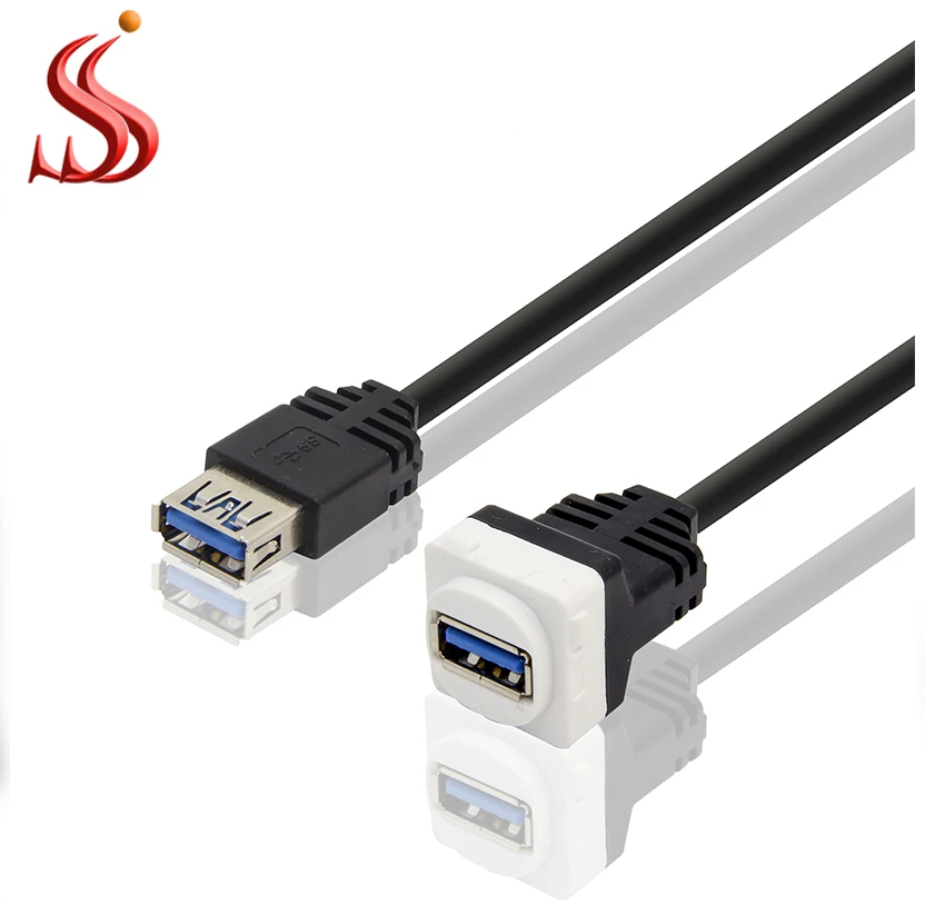 High Quality Usb 3.0 Keystone Front Panel Mount Extension Cable - Buy ...