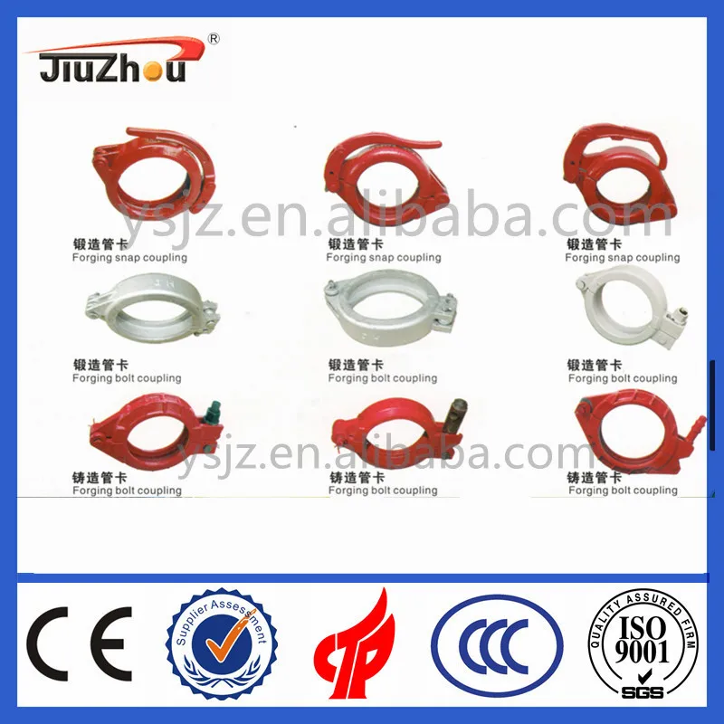 2inch-7inch Concrete Pump Pipe Snap Lock Clamp Couplings - Buy Snap ...