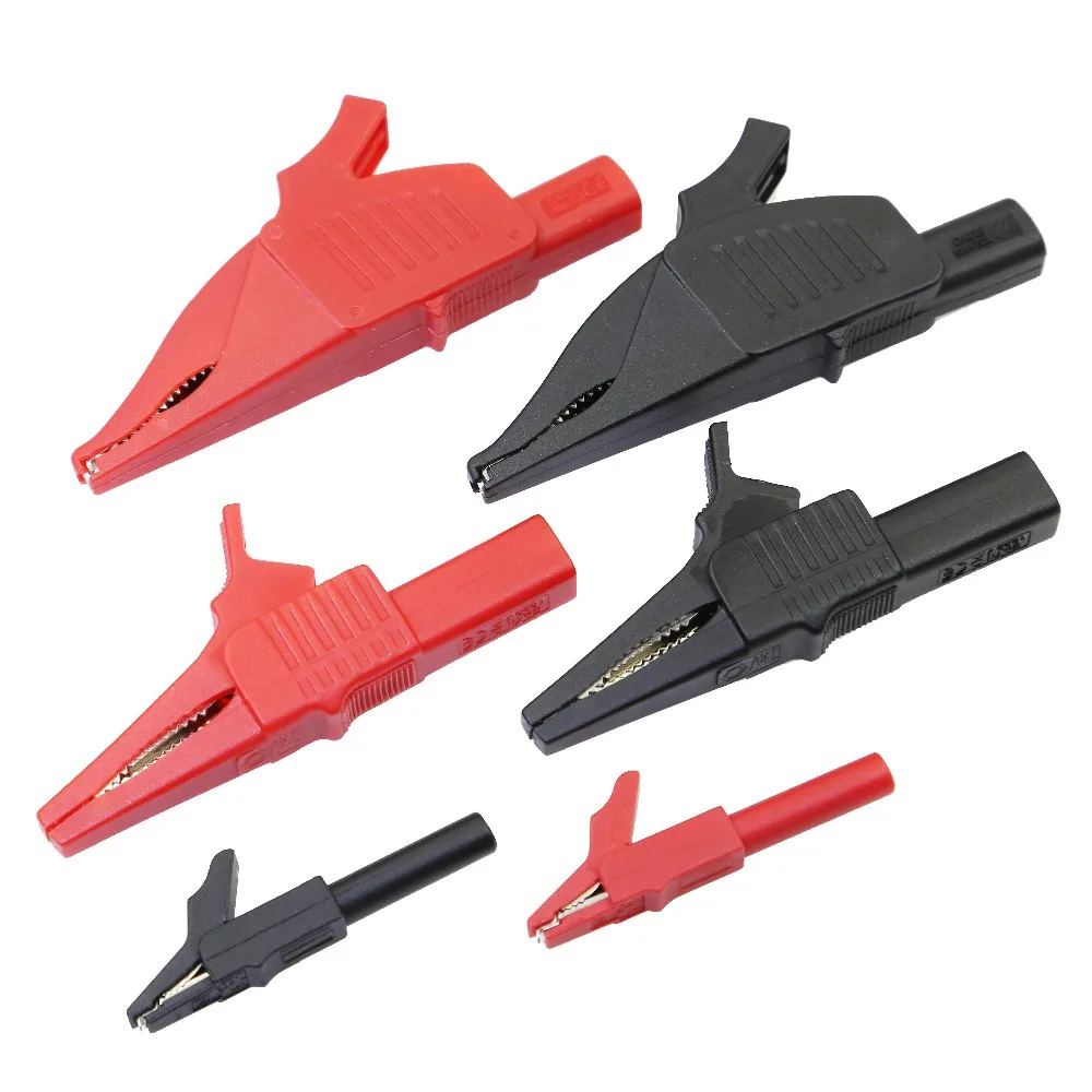 Safety Crocodile Clip Nylon Insulator With 2mm Hole For Connection ...