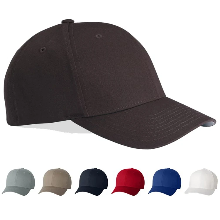 Wholesale Golden Brown Men's Close Back Baseball Caps Hat - Buy ...
