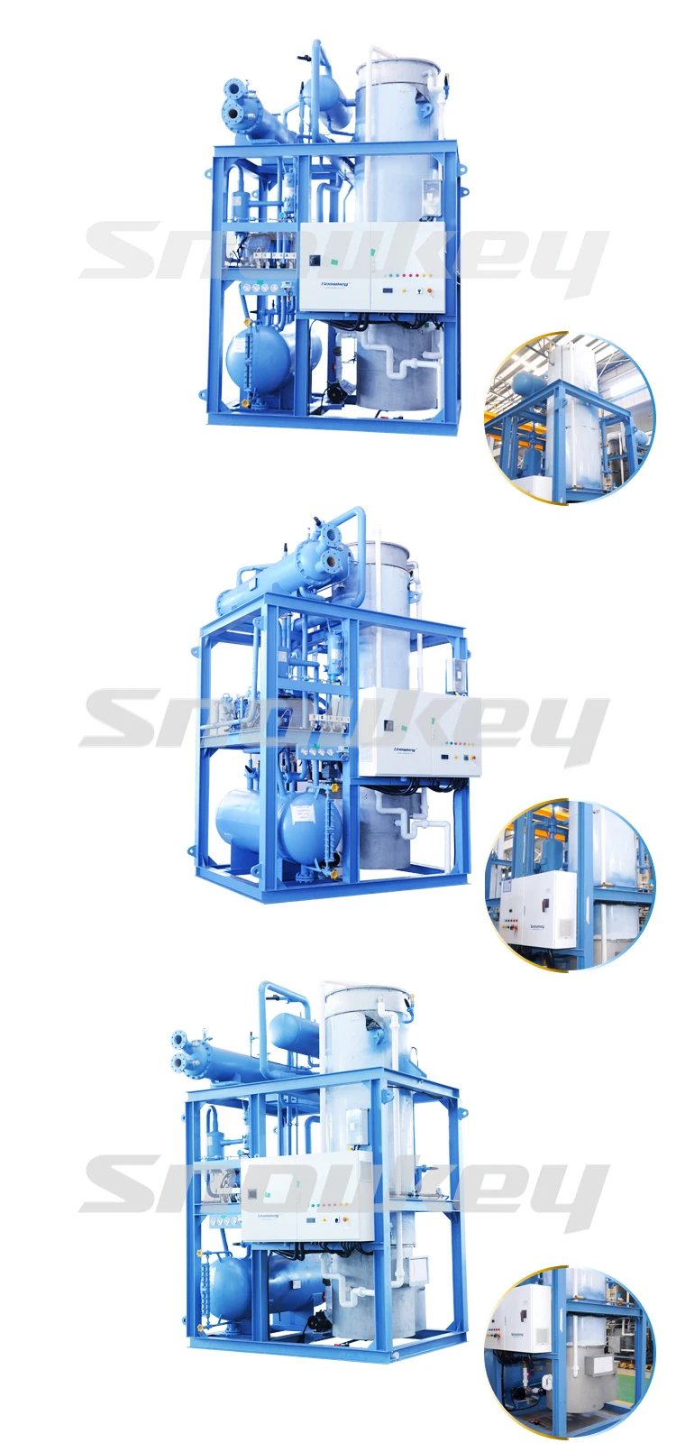 Snowkey 20t Big Tube Ice Maker Machine With Stable Capacity - Buy Big ...