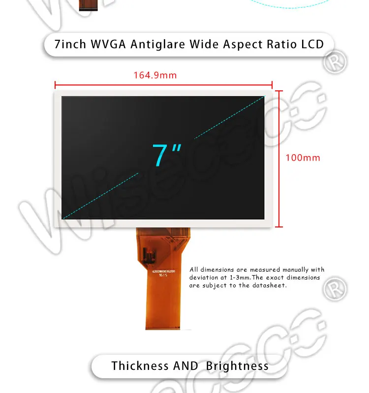 AT070TN94 TFT TN LCD Module - 7 Inch Display Connector